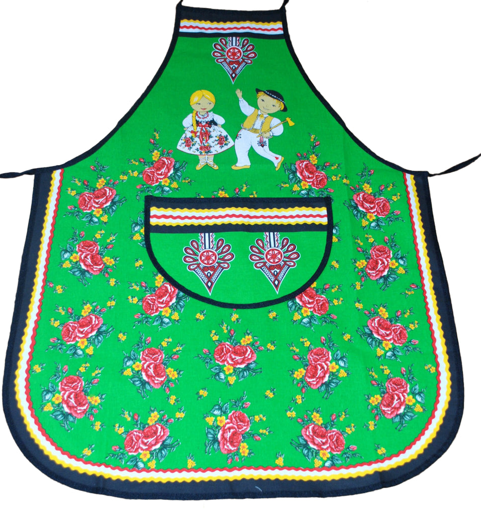 Polish Folk Art Highlander Kitchen Apron | Taste of Poland