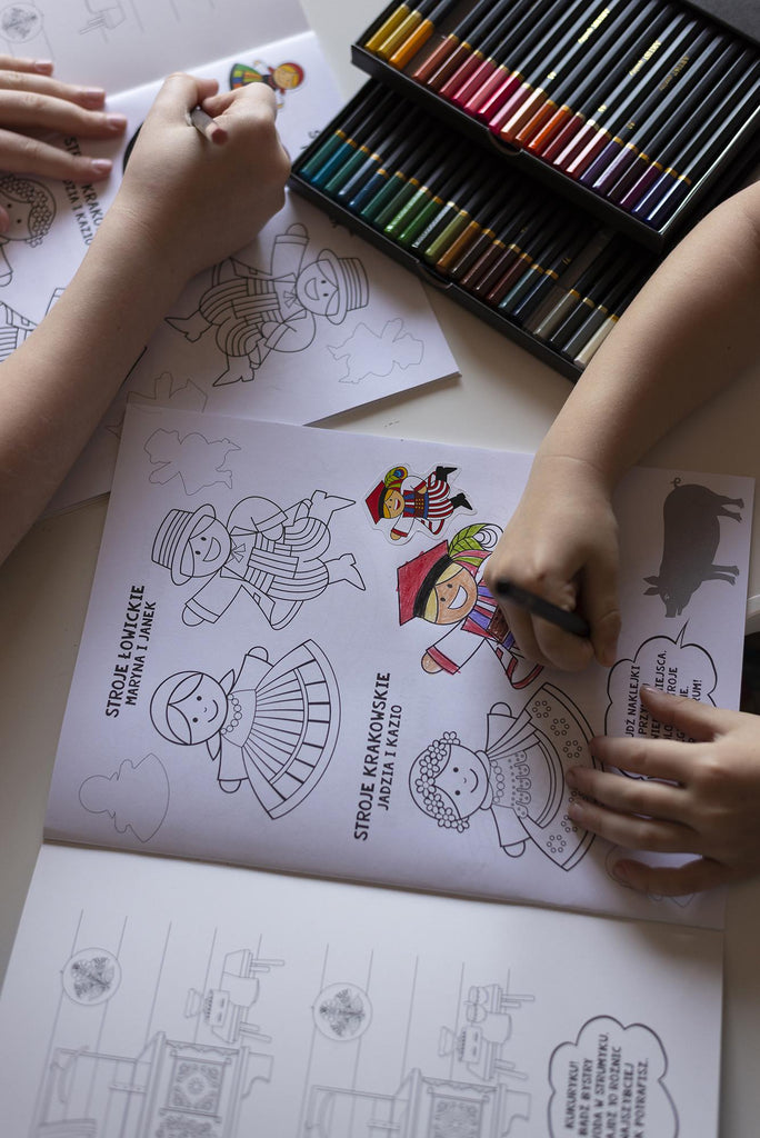 polish folk art coloring pages