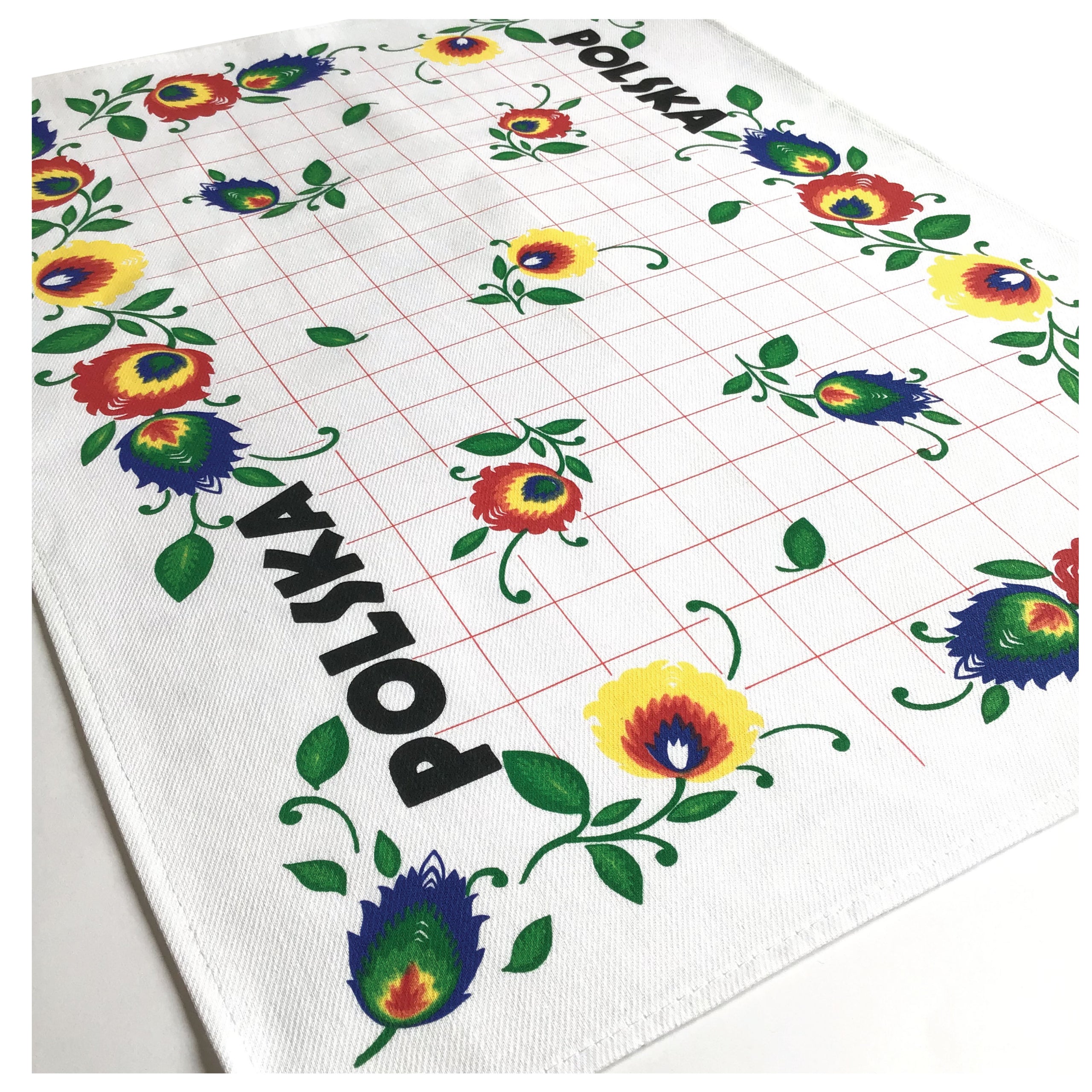 Polish Folk Art Set of 3 Kitchen Towels in Box (Polska Flowers) – Taste ...